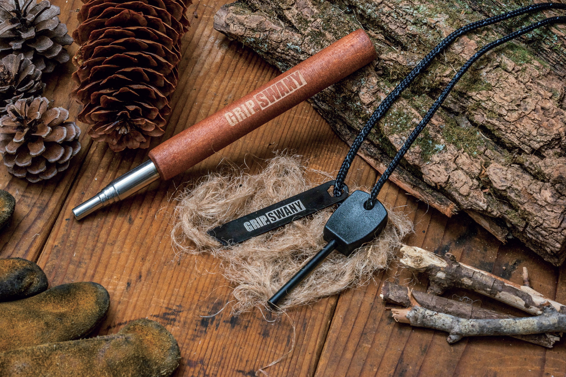 BE-PAL5月号、特別付録は老舗ワークブランドGRIP SWANYとコラボした火吹き棒＆ファイヤースターター - トラベル Watch